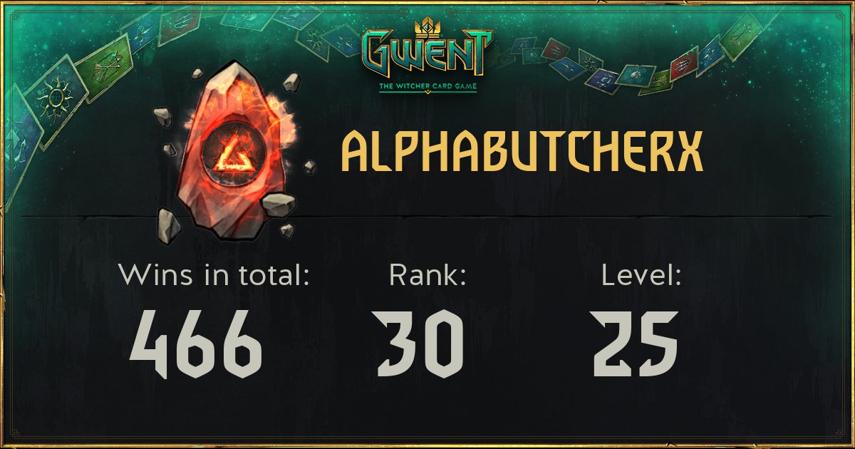 AlphaButcherX - GWENT: The Witcher Card Game