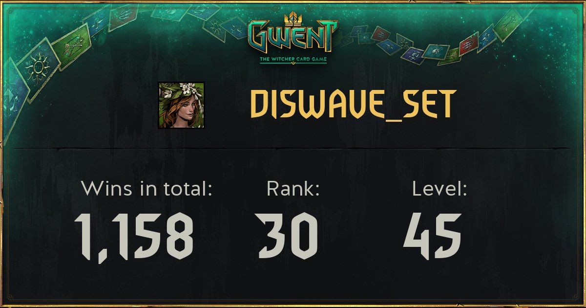 Diswave_Set - GWENT: The Witcher Card Game
