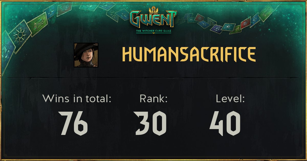 HumanSacrifice - GWENT: The Witcher Card Game