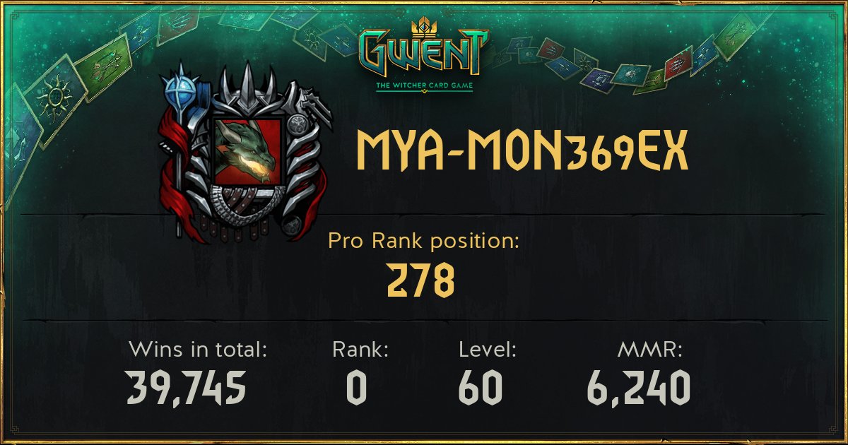 Mya-Mon369EX - GWENT: The Witcher Card Game