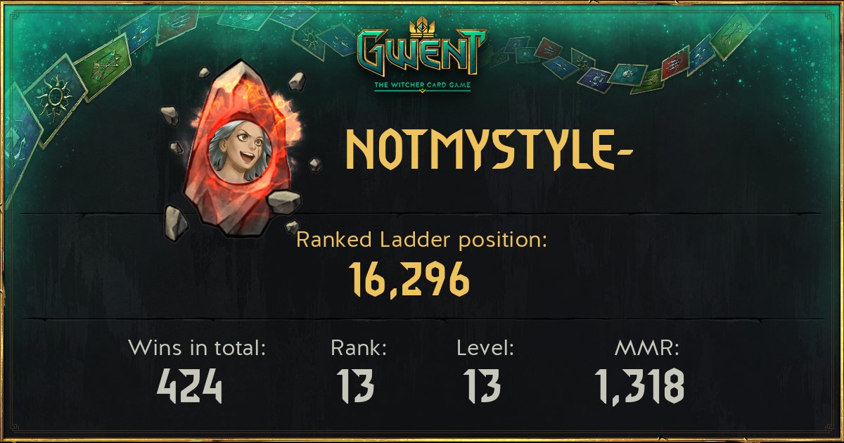 NotMyStyle- - GWENT: The Witcher Card Game