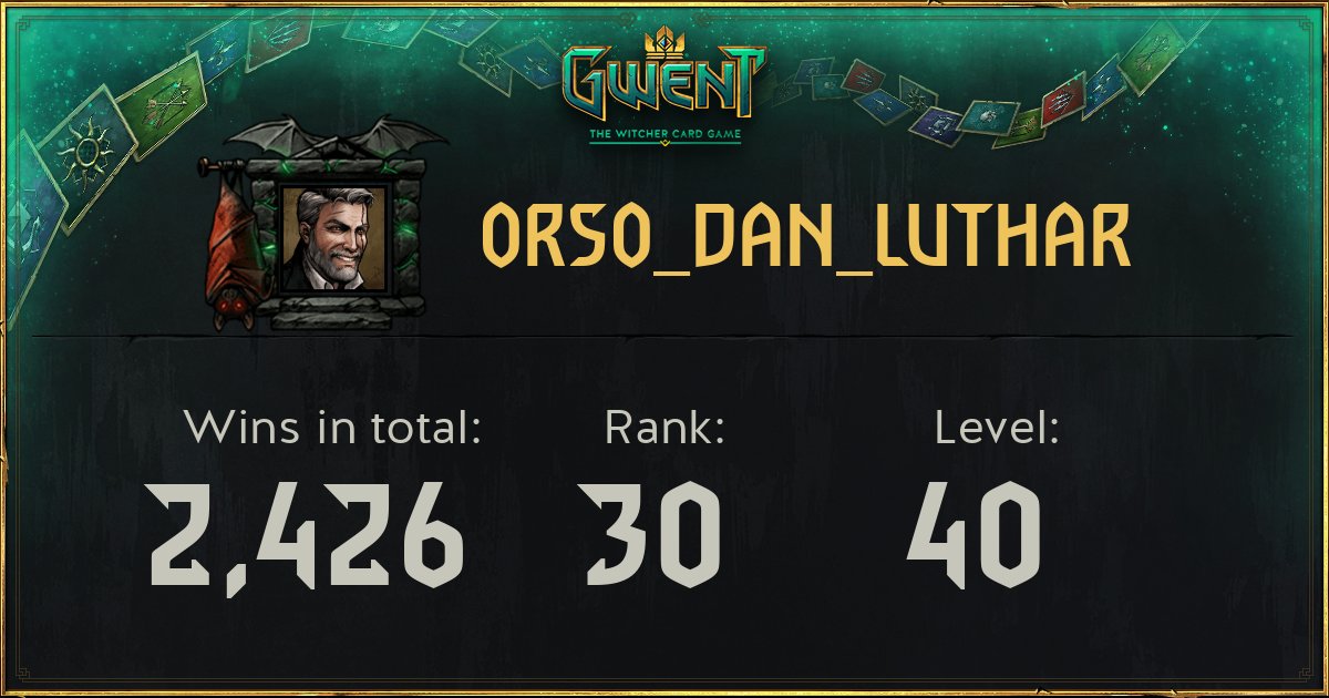 Orso_dan_Luthar - GWENT: The Witcher Card Game
