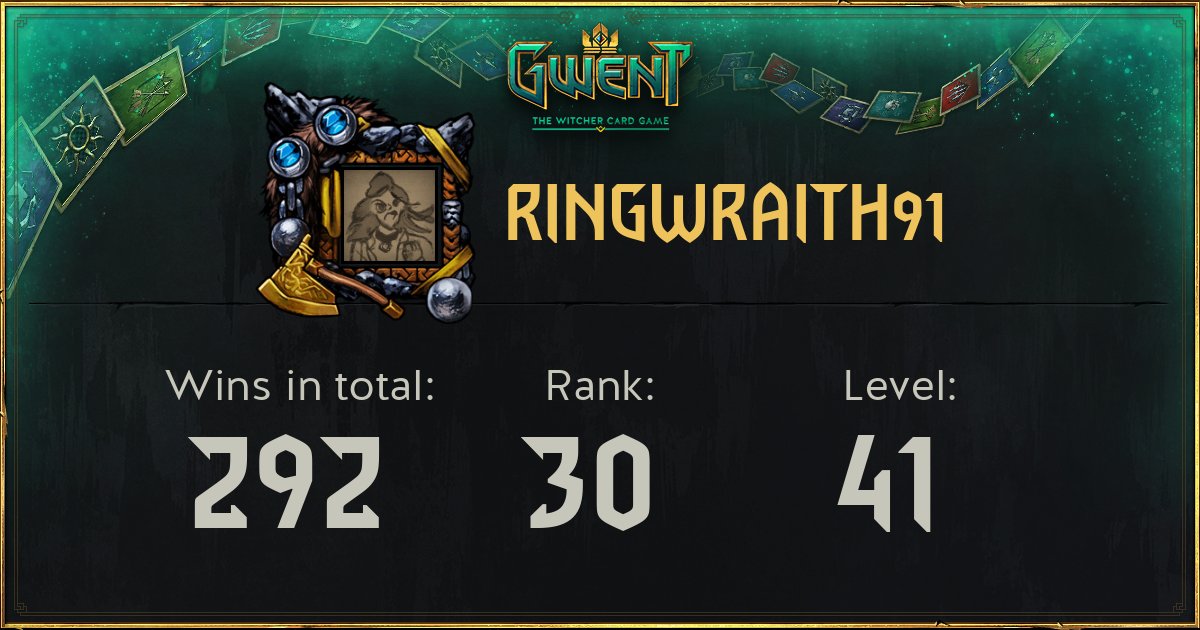 Ringwraith91 - GWENT: The Witcher Card Game