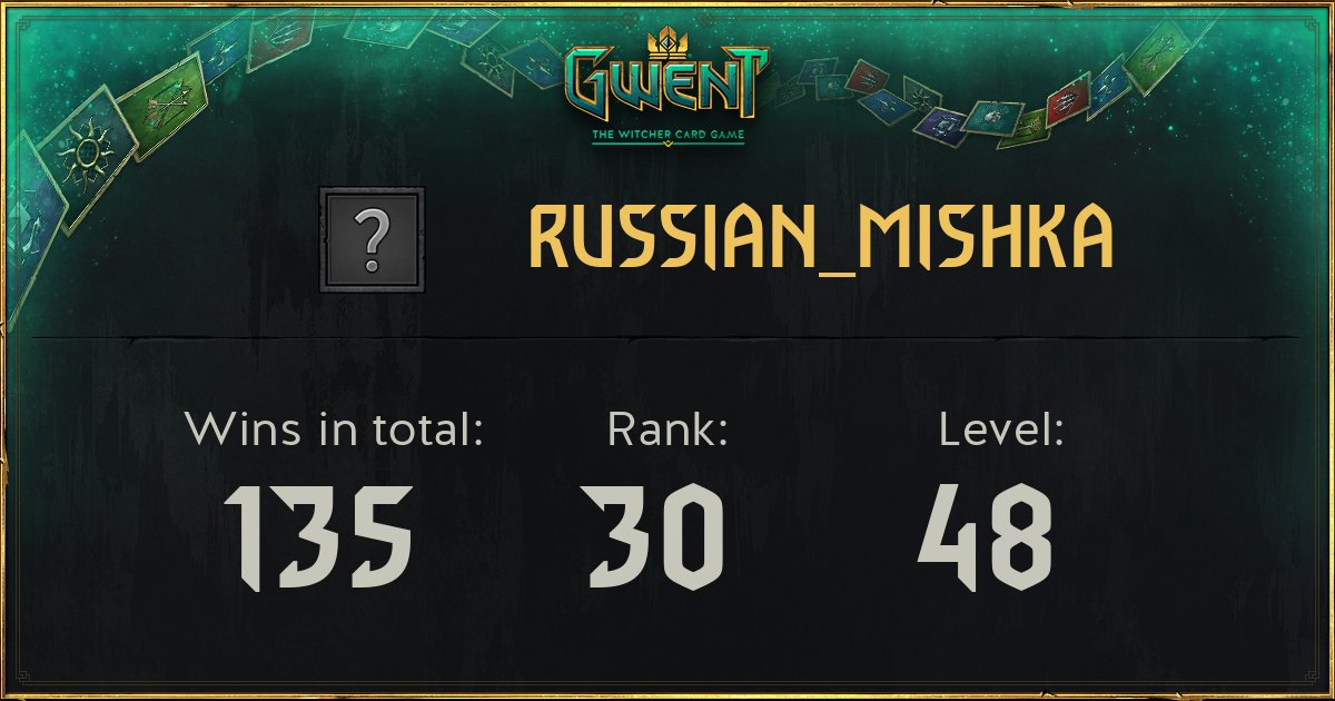 Russian_Mishka - GWENT: The Witcher Card Game