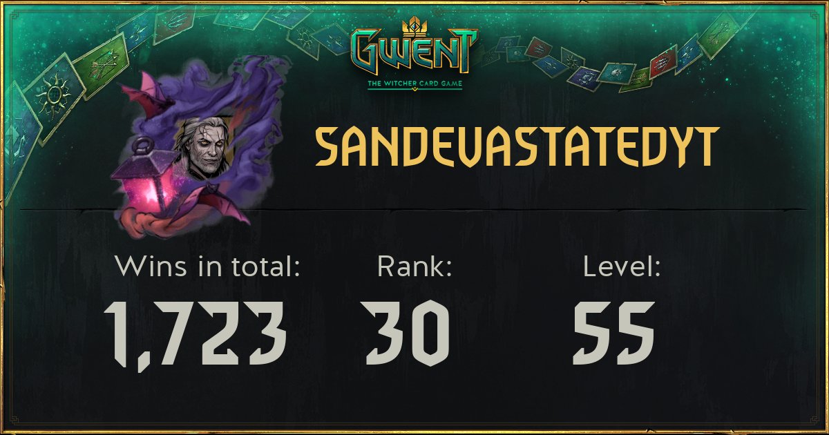 SandevastatedYT - GWENT: The Witcher Card Game