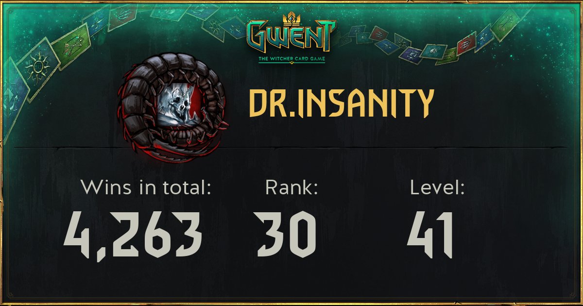 dr.insanity - GWENT: The Witcher Card Game