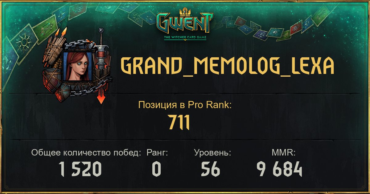 Grand_memolog_Lexa - ГВИНТ: Ведьмак. Карточная игра