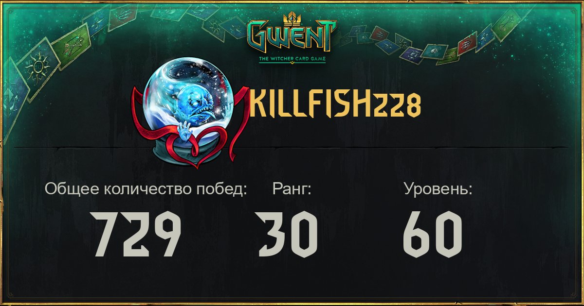 KILLFISH228 - ГВИНТ: Ведьмак. Карточная игра