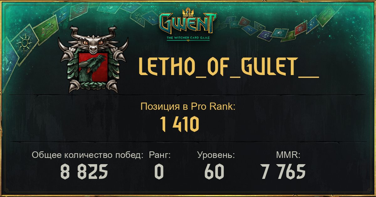 Letho_of_Gulet__ - ГВИНТ: Ведьмак. Карточная игра