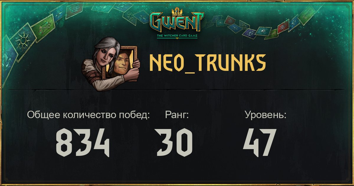 Neo_Trunks - ГВИНТ: Ведьмак. Карточная игра
